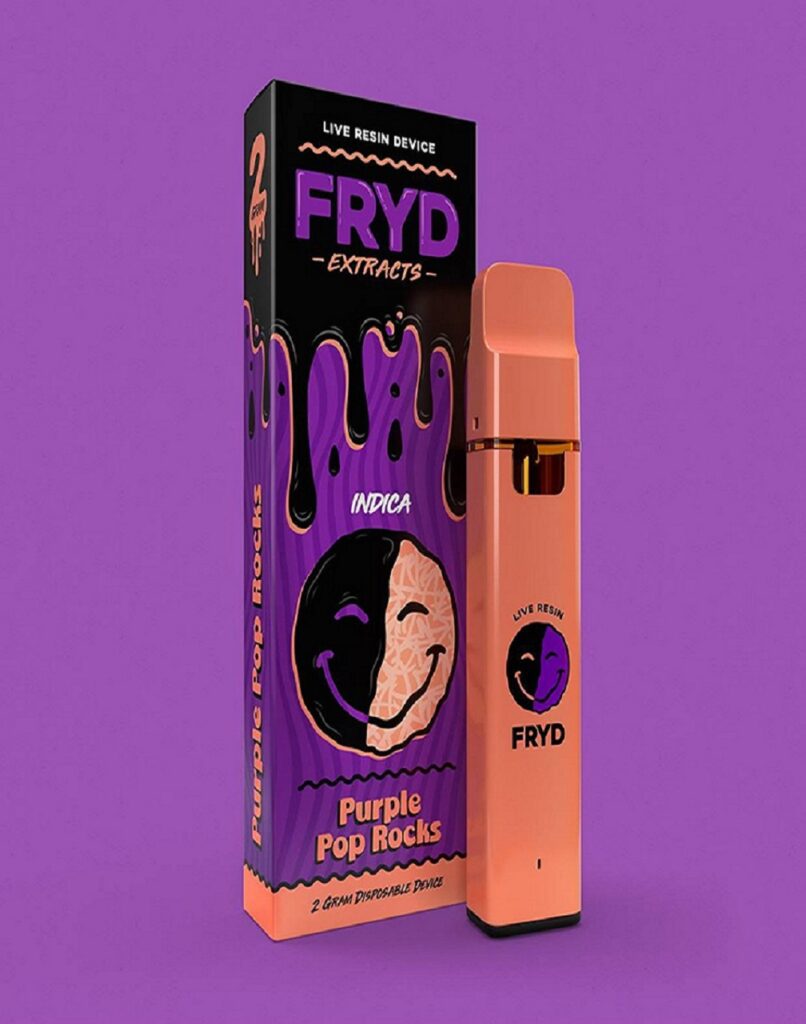 FRYD DISPOSABLE PURPLE POP ROCKS - FRYD VAPES